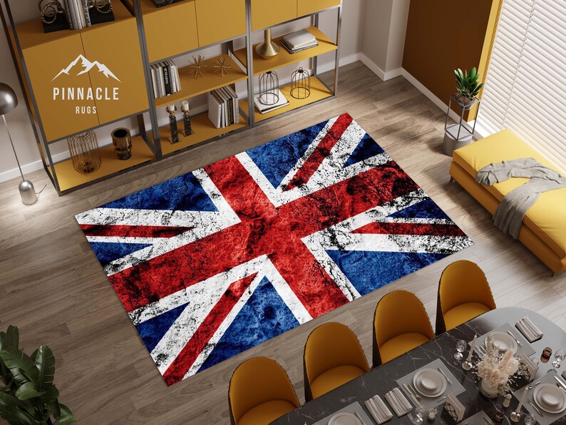 United Kingdom Flag Rug England Flag Rug London Rug British - Etsy