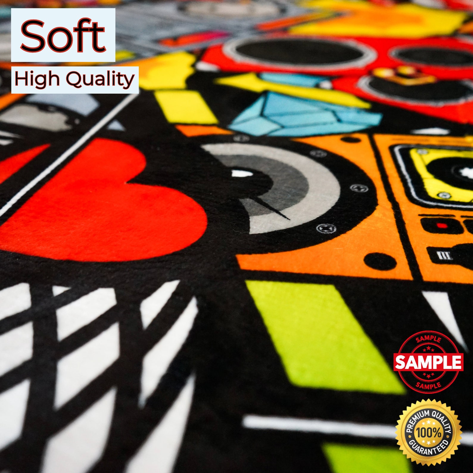 Unique Gamer Decor Shoebox Rug for Playful Spaces Geek Chic Gamer Rug ...