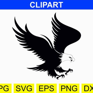 Eagle Svg Bird Flying Dxf Animal Laser Cut, American Eagle Svg Dxf Svg ...