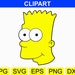 Bart Simpson Svg - Bart Simpson Png - Bart - Simpsons - Cricut File ...
