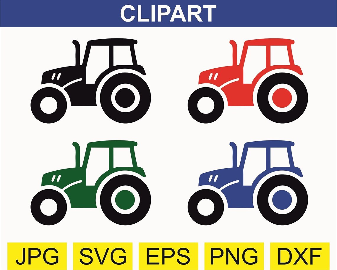 Tractors SVG Bundle, Tractor Png, Farm Tractor Svg, Farming Svg ...