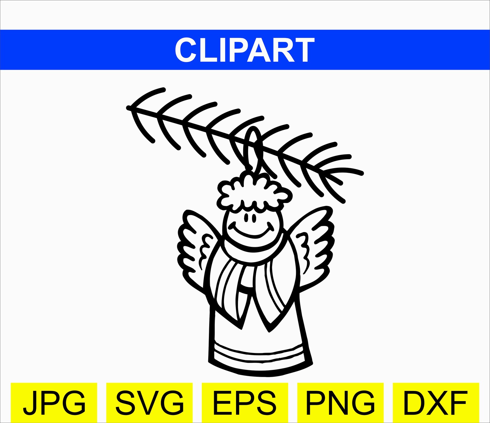 Christmas Angel Svg , Christmas Svg, Christmas Vector, Christmas ...