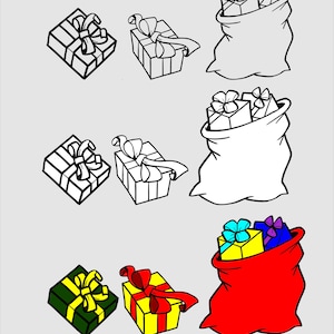 Presents SVG Bundle, Present SVG, Gift Svg, Gift Box Svg, Ribbon SVG ...