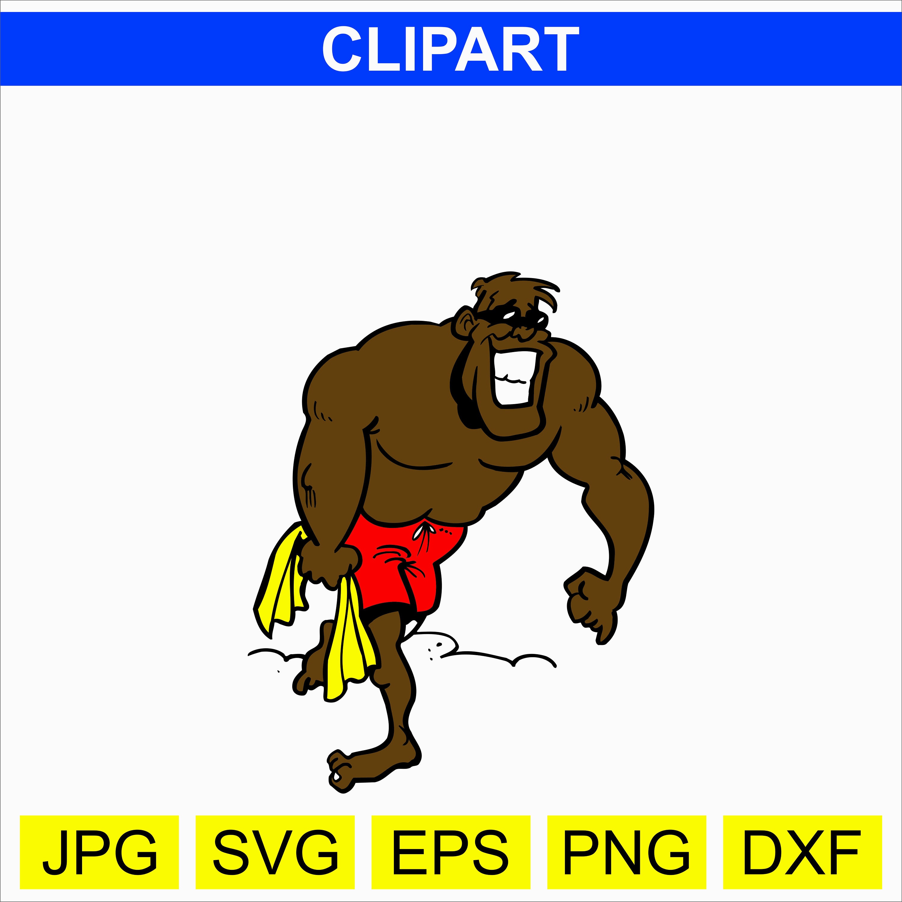Swimmer. Swimmer Svg. Cool Guy Clipart Beach Man. Funny Man Eps Svg Png ...