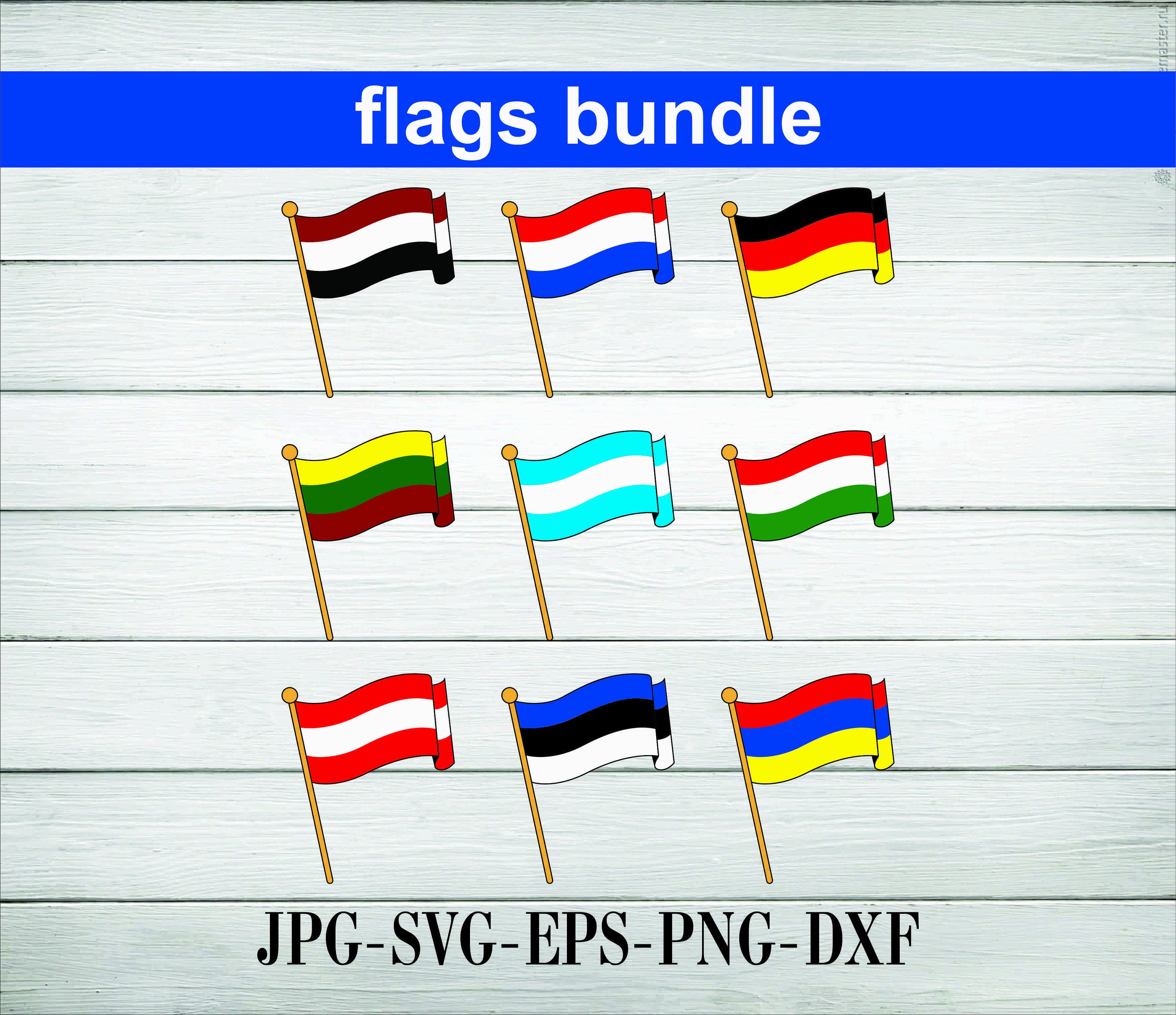Flags Svg, Flags Bundle Svg, Country Flags Svg, Three Stripe Flag, Flag ...