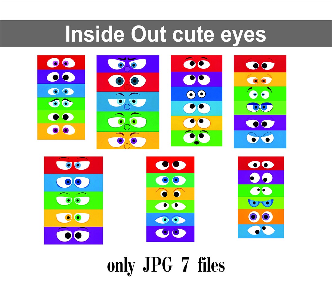 Inside Out Cute Eyes 7 JPG Files. Only 7 JPG Files. Cute Wallpaper ...