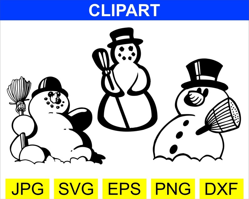 Snowman Faces Svg Snowman Svg Snowman Clipart Christmas Svg Snowman Cut ...
