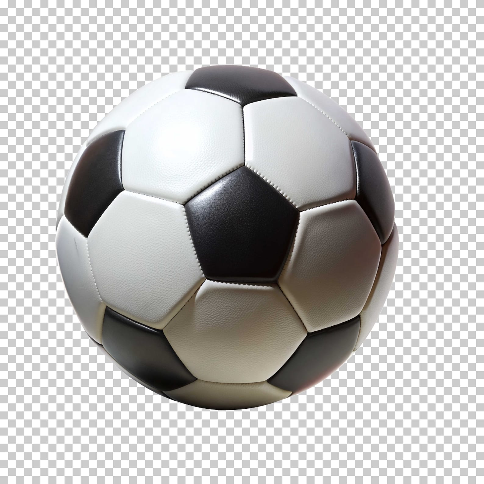 Football Ball on a Transparent Background. PNG File 300 Dpi. Soccer ...