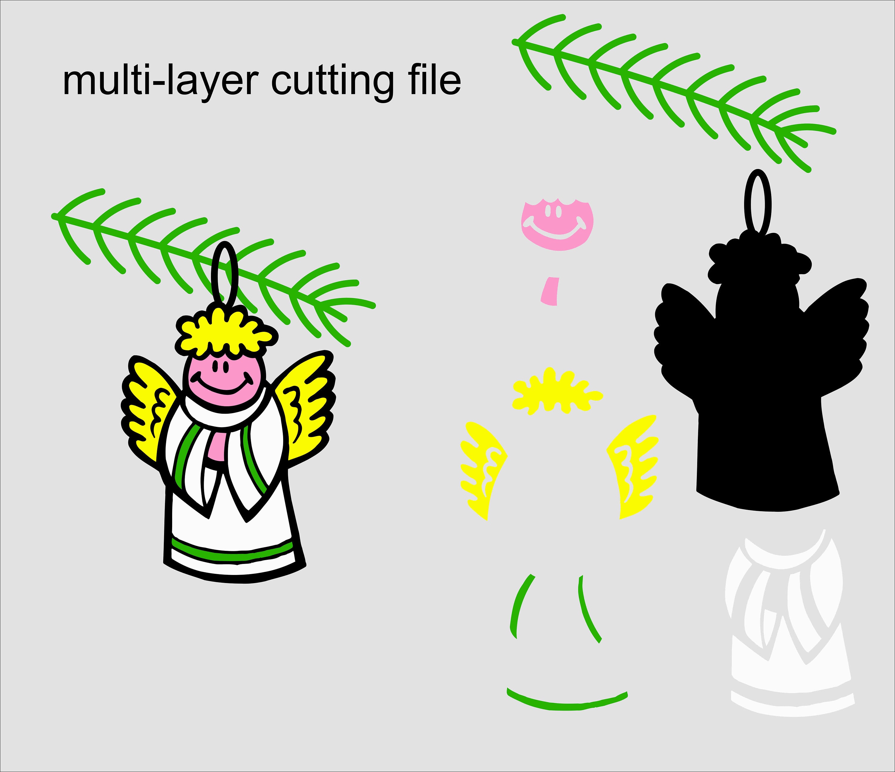 Christmas Angel Svg , Christmas Svg, Christmas Vector, Christmas ...