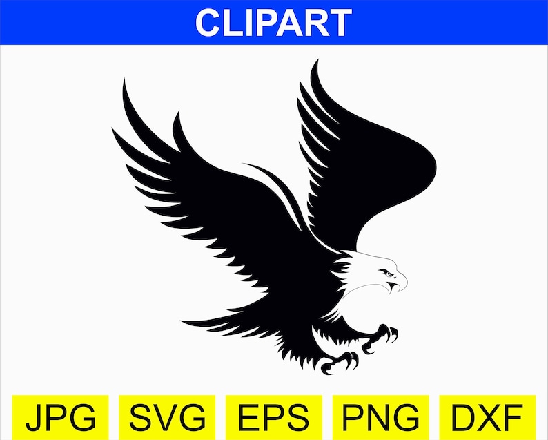 Eagle Svg Bird Flying Dxf Animal Laser Cut, American Eagle Svg Dxf Svg ...