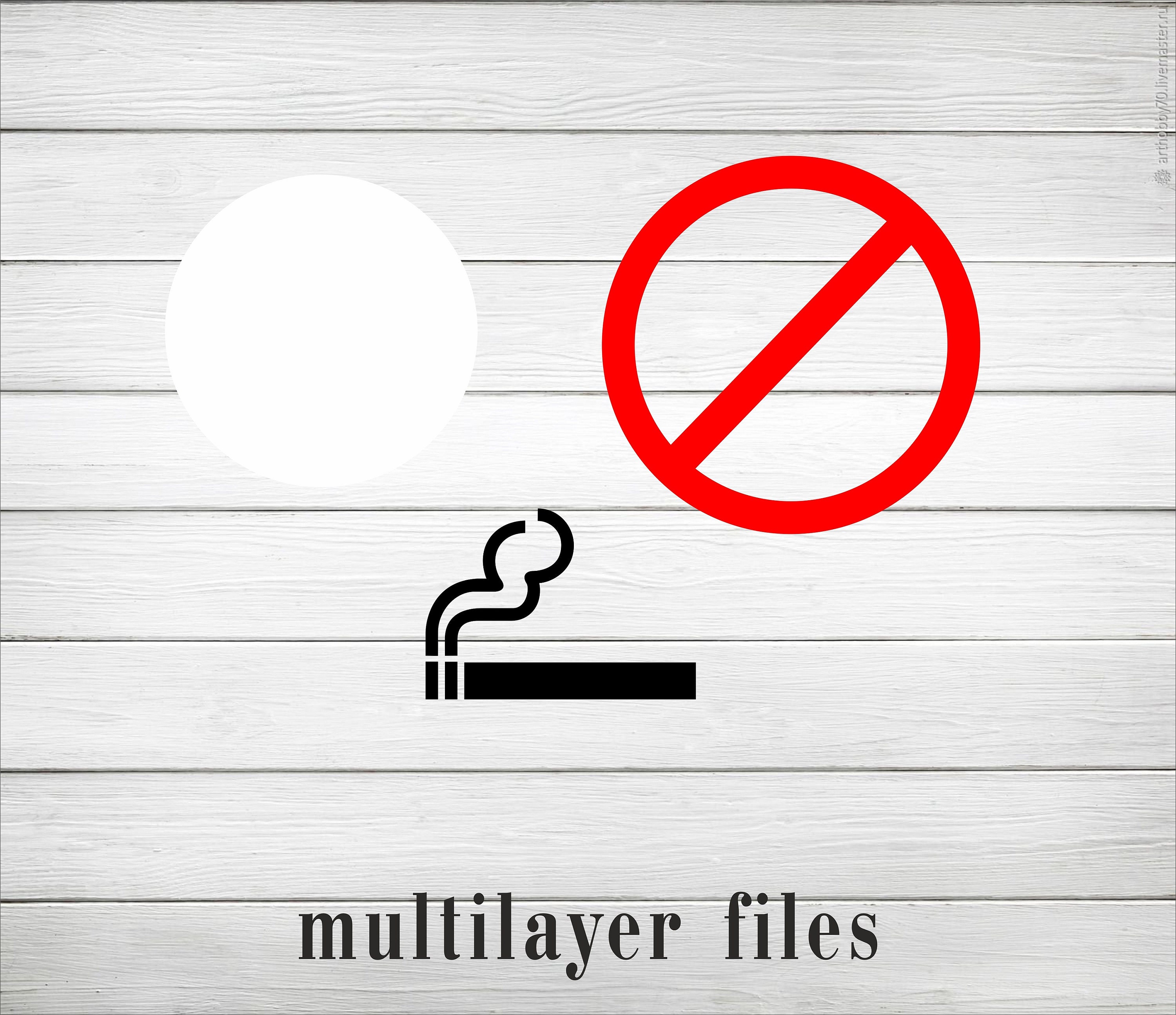 Prohibition Sign Svg. Red Frame. No Smoking. No Fire. Vector Cut File ...
