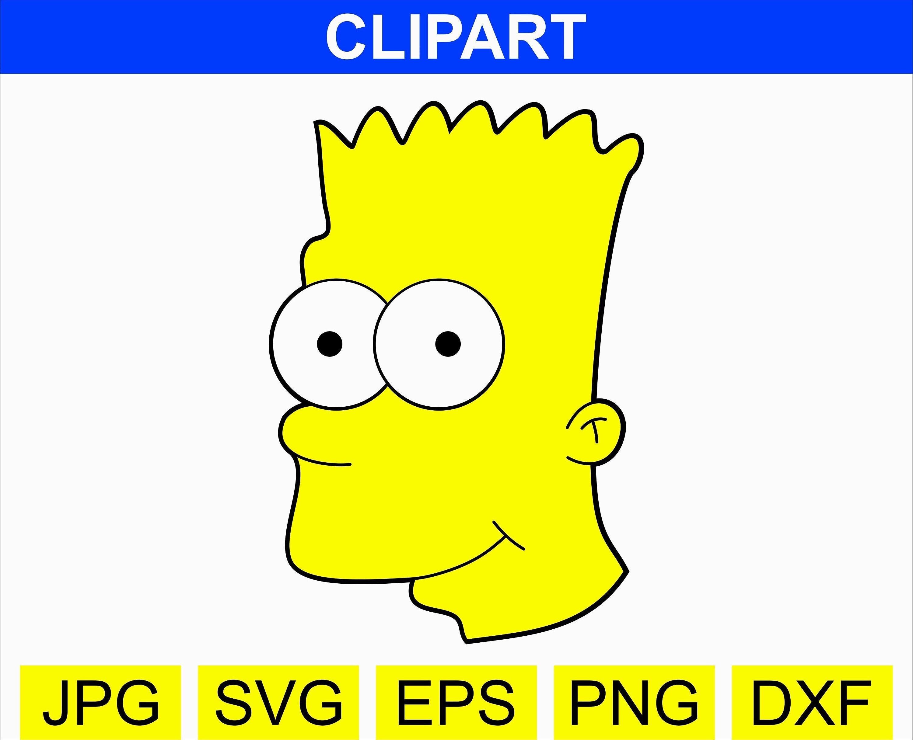 Bart Simpson Svg - Bart Simpson Png - Bart - Simpsons - Cricut File ...