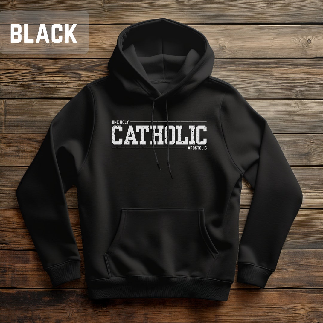 One Holy Catholic Apostolic Hoodie: Unisex Cotton Blend - Etsy