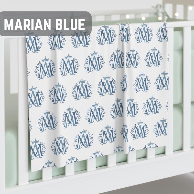 Auspice Maria Marian Inspired Baby Swaddle Blanket - Etsy