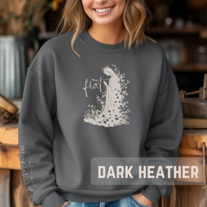 Fiat Marian Inspired Blessed Mother Women's Sweatshirt - Etsy