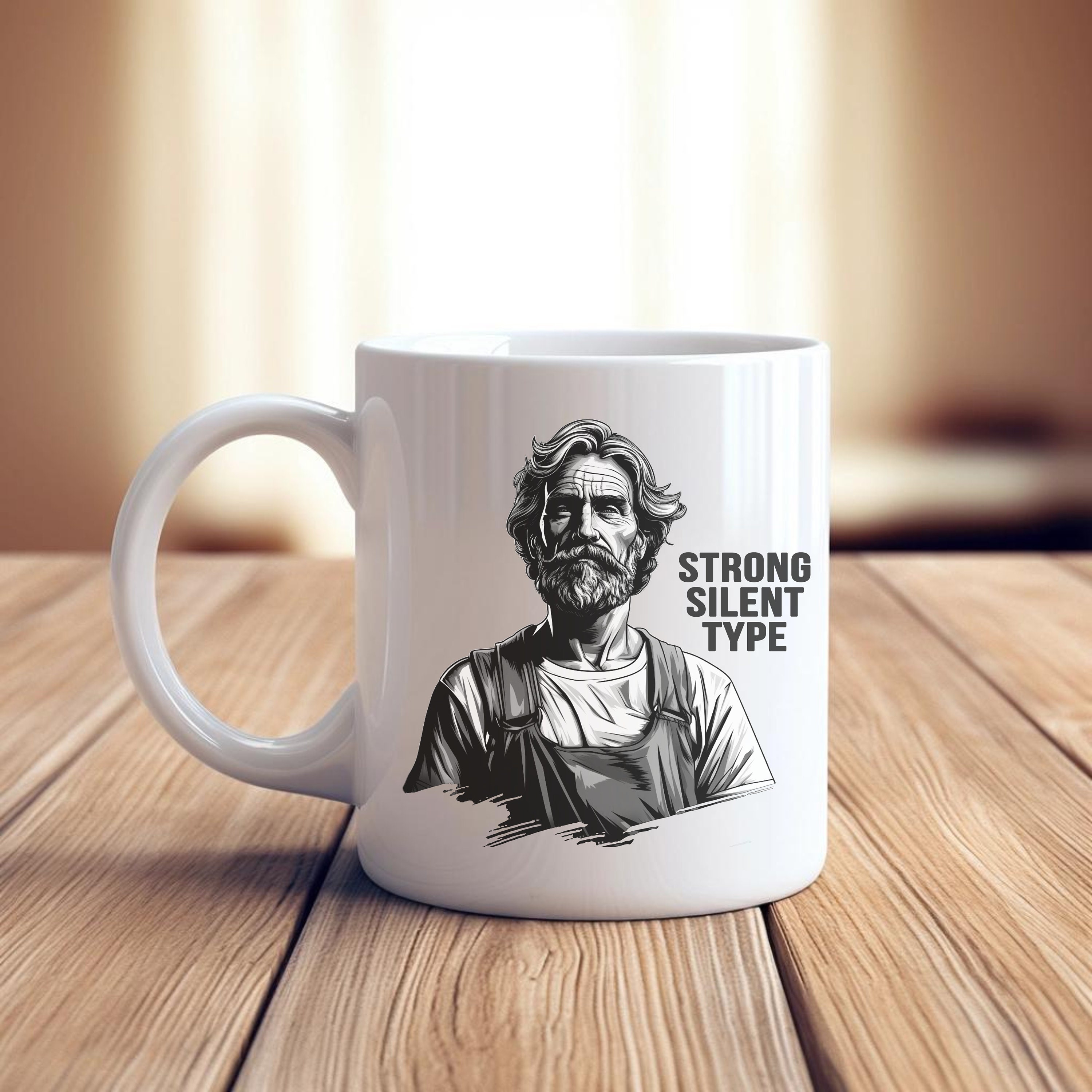Strong Silent Type: St. Joseph Mug, Catholic Saint Mug, Catholic Gift ...