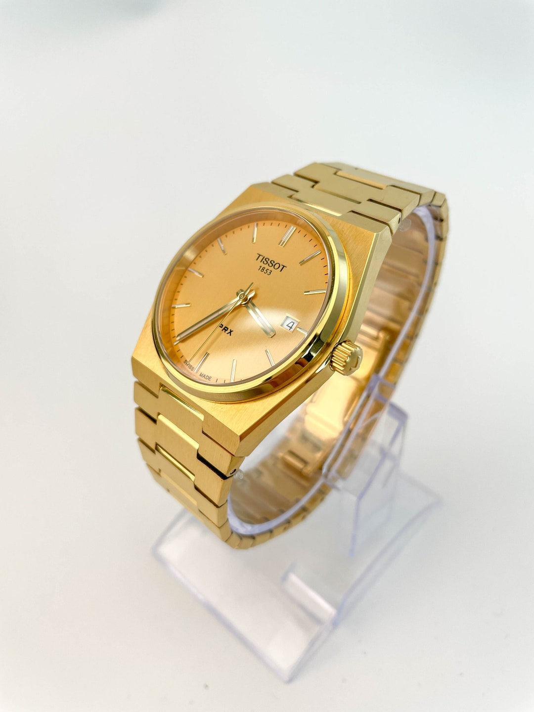 New Gold Steel Watch PRX Classic Men's Watch 35mm,in Box With Tags - Etsy