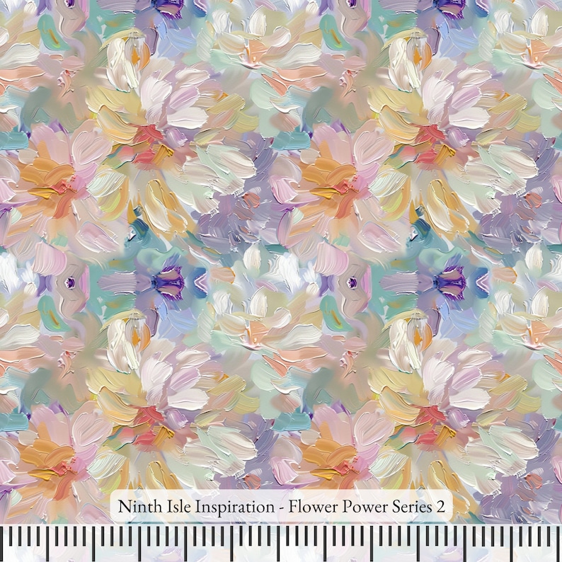 Fabric Print in HI, Flower Power Rayon Fabric by the Yard - Bulk ...
