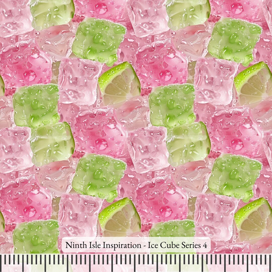 Print in Hawaii Fabric, Ice Cube Cotton Poplin Fabric by the Yard ...