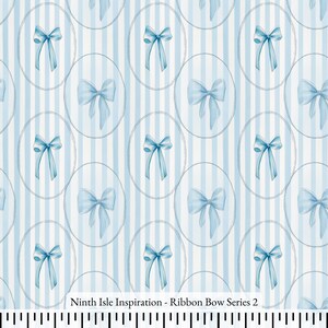 Ribbon Bow Rayon Fabric by the Yard - Etsy