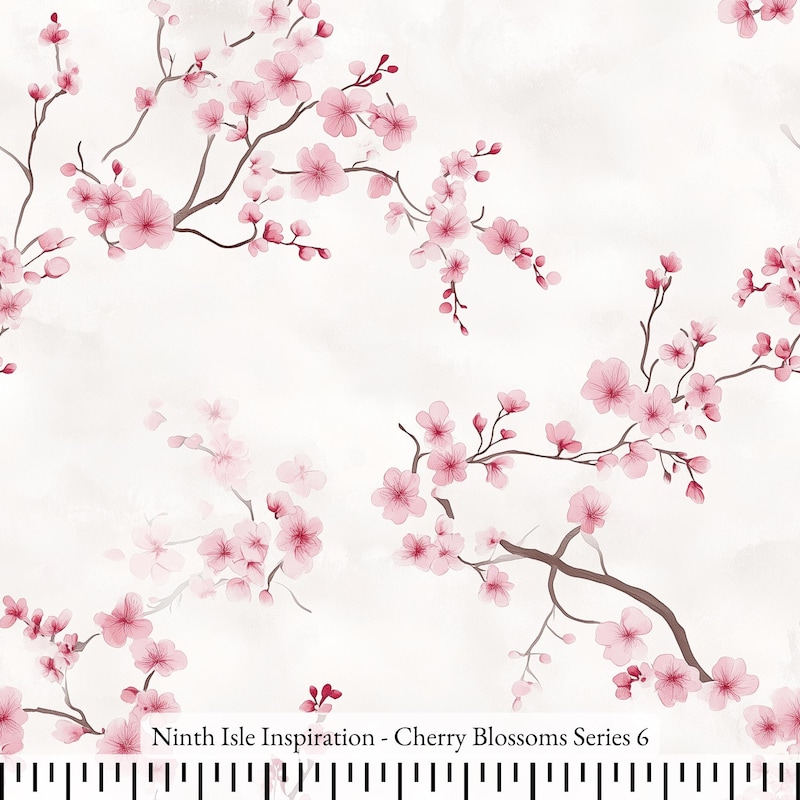 Cherry Blossom Fabric - Etsy