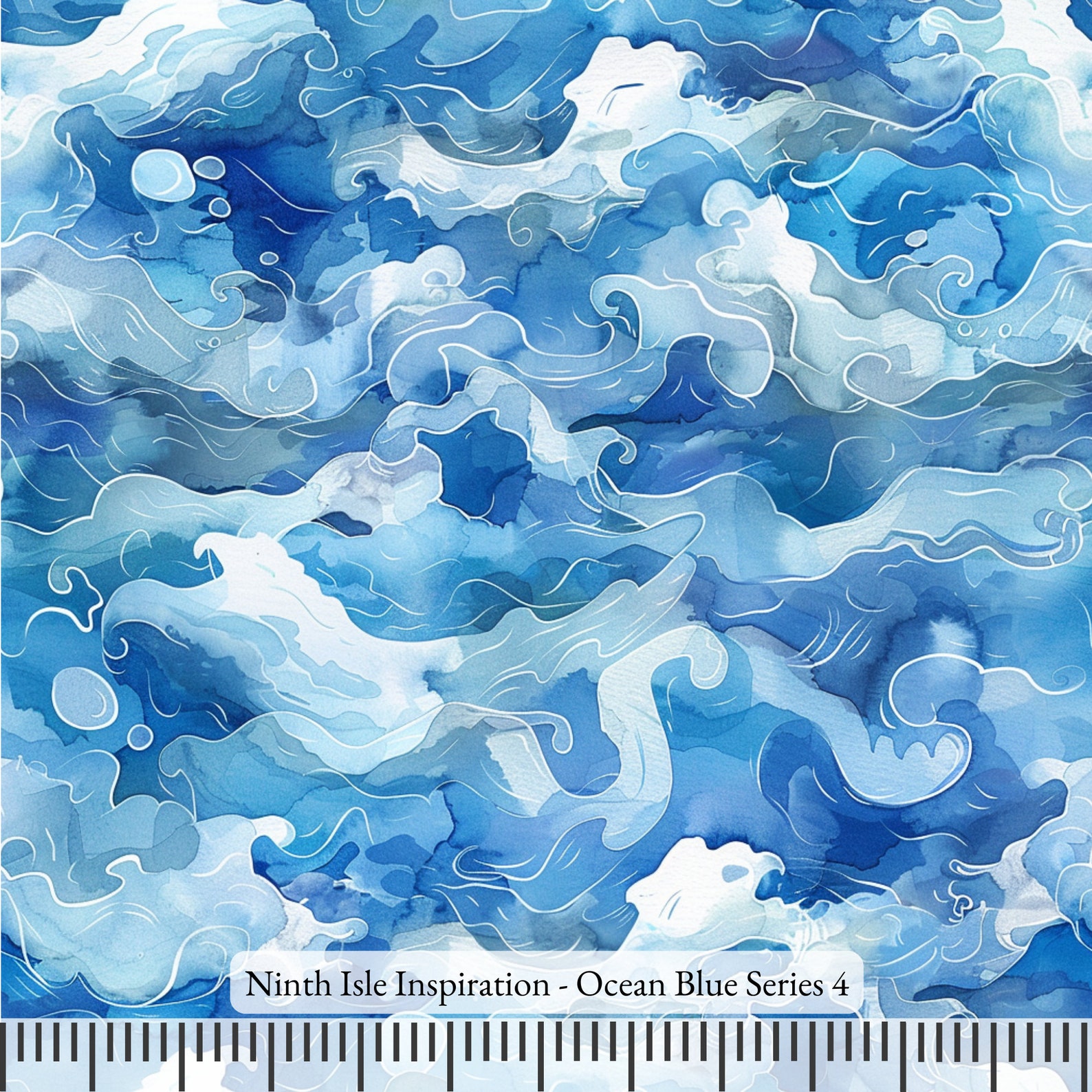 Ocean Blue Cotton Poplin Fabric by the Yard - Etsy Canada