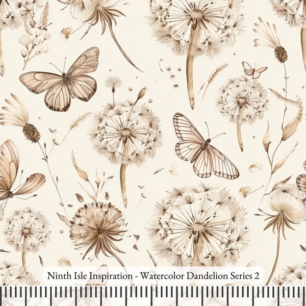 Dandelion Fabric - Etsy