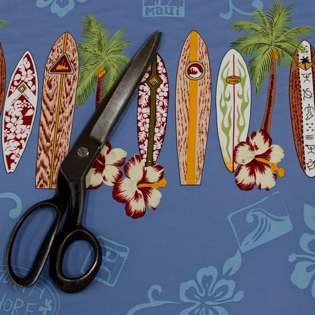 Maui Surf - Fabric by the Yard - 100% Cotton - 45" - Etsy