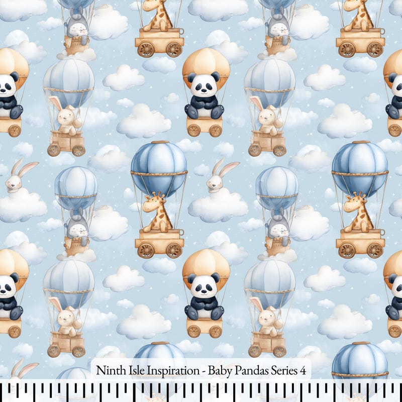 Knit Fabric Kids Panda - Etsy