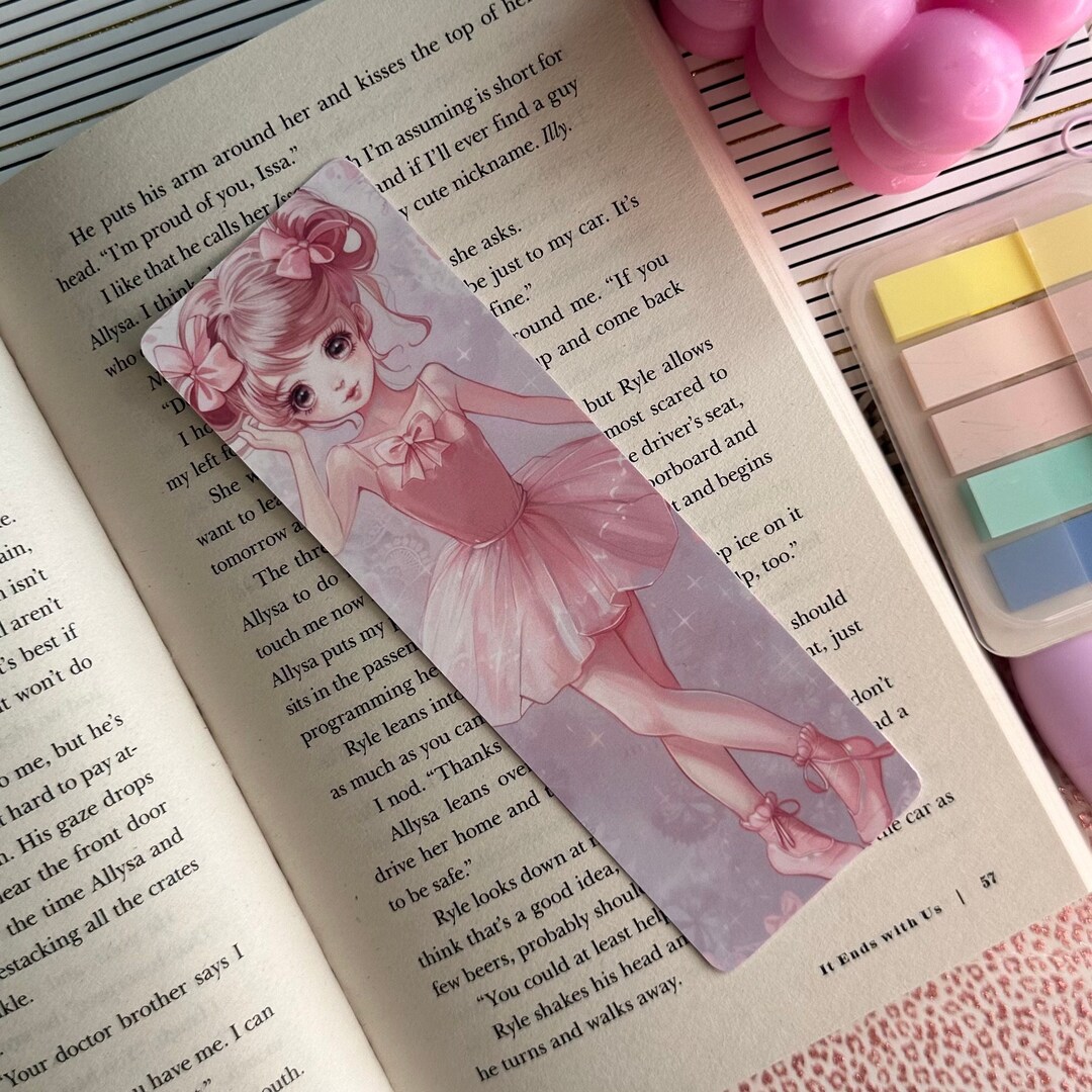 Ballerina Bookmark | Ballet Bookmark | Stationary Gift | Cute Bookmark ...