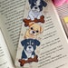 Cute Dog Bookmark | Puppy Bookmark | Stationary Gift | Cute Bookmark ...