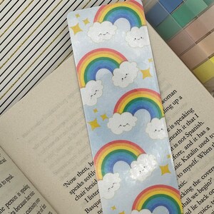 Happy Rainbow Bookmark | Cute Children's Bookmark | Adorable Bookmark ...