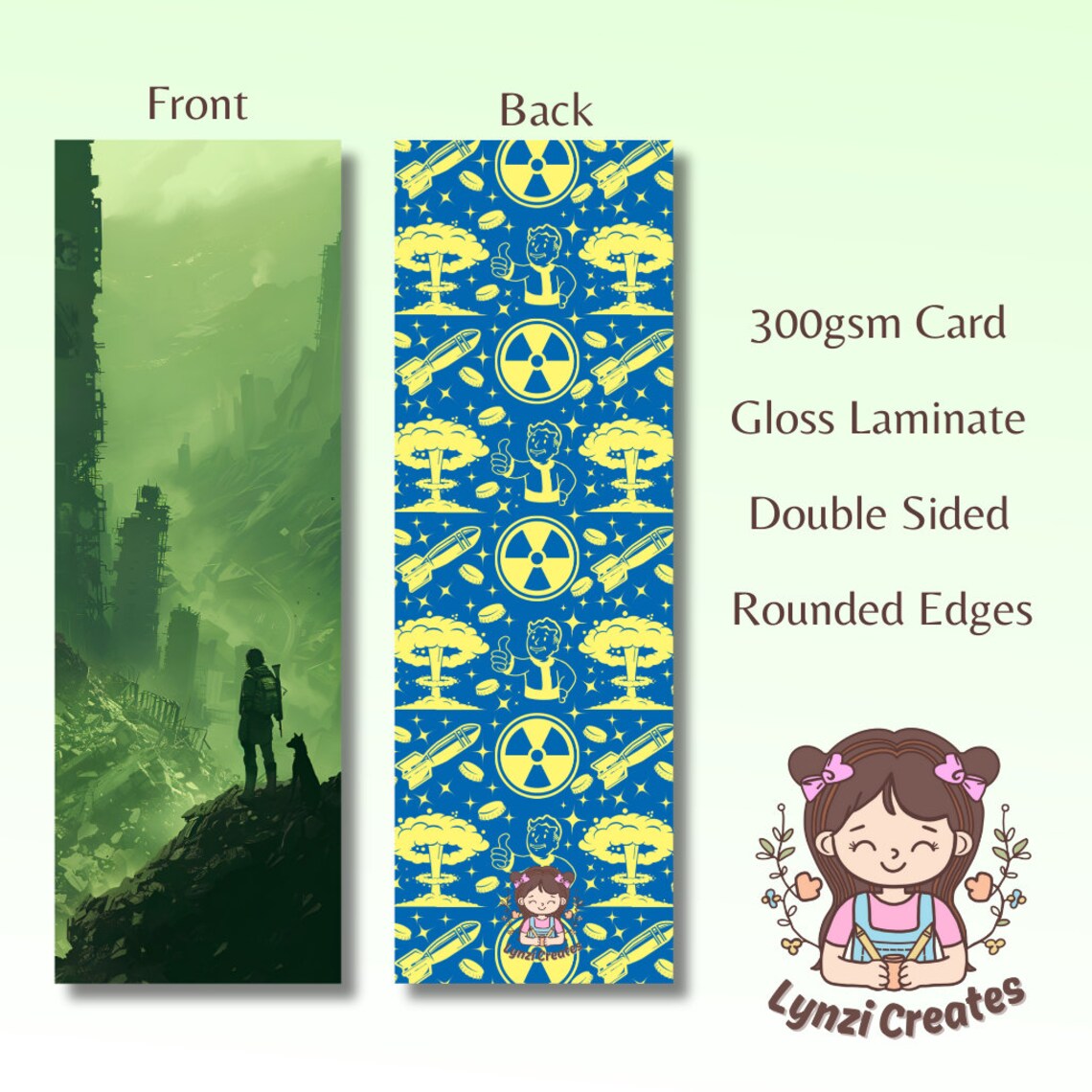 Fallout Inspired Bookmark BUNDLE | Lone Survivor - Etsy UK