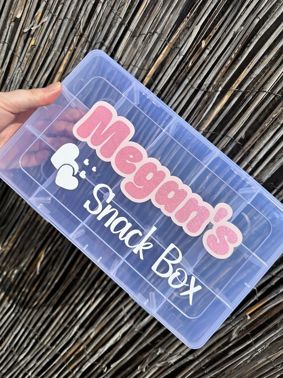 Large Personalised Snack Box | Travel Snack Box - Etsy UK