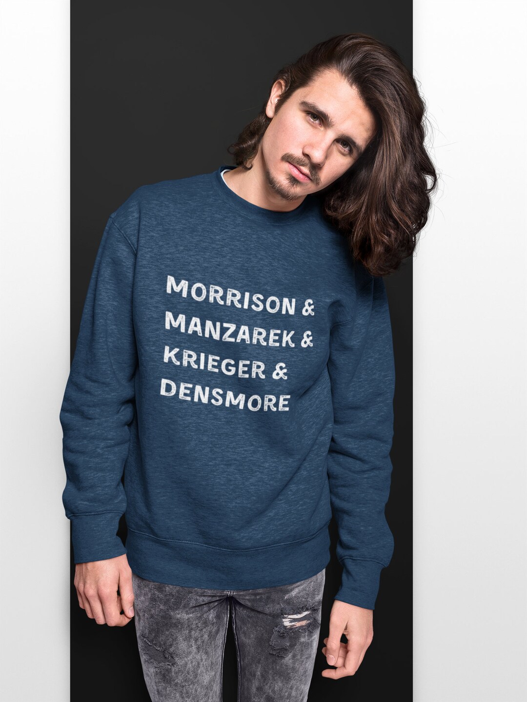 The Doors the Doors Sweatshirt Band Sweater Rock Sweater - Etsy