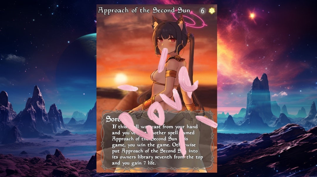 Approach of the Second Sun MTG Card PROXY - Etsy