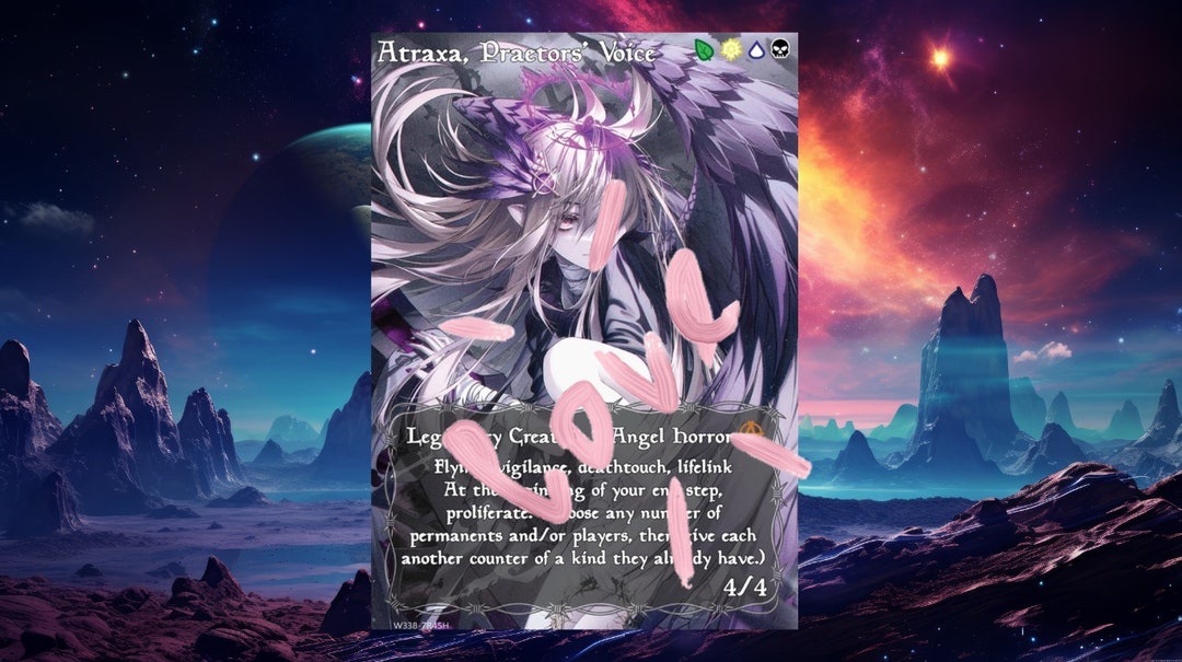 Atraxa Praetor Voice MTG Card PROXY - Etsy