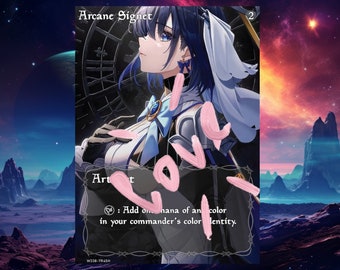 Arcane Denial Custom Mtg Proxy Card Holographic - Etsy