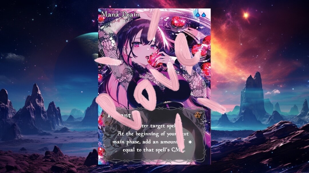 Mana Drain MTG Custom Card PROXY - Etsy