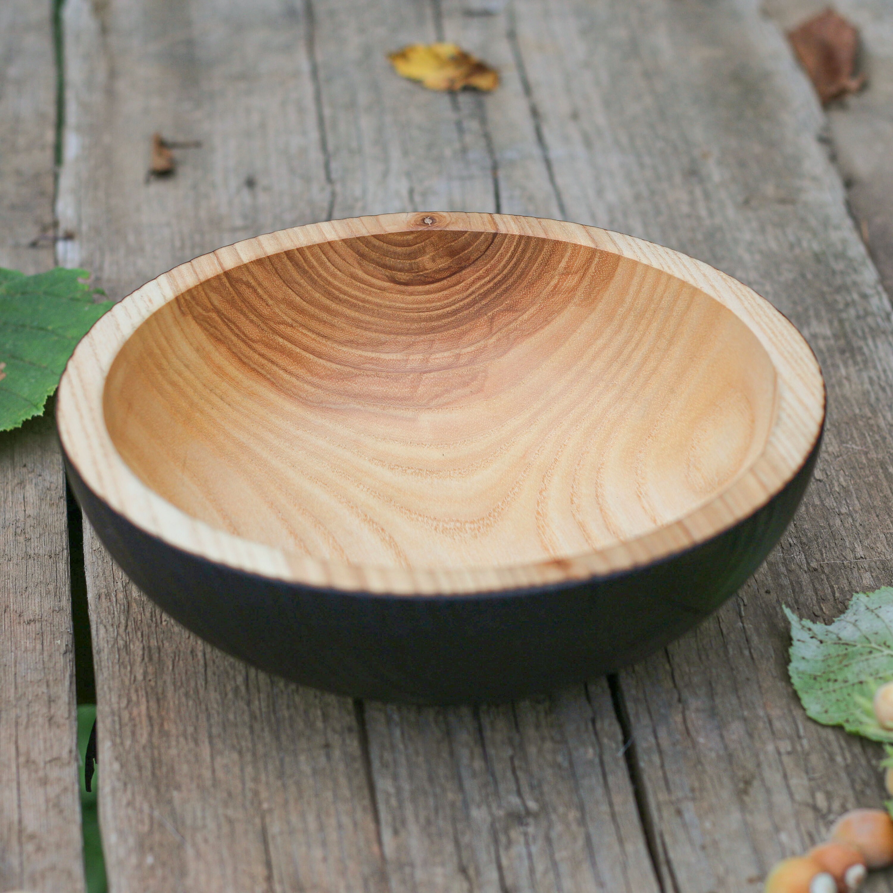 Wooden 8 Inch Bowl - Etsy