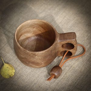 Handcrafted Walnut Wood Kuksa, 8.5oz/250ml - Unique & Sustainable ...