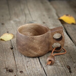 Handcrafted Walnut Wood Kuksa, 8.5oz/250ml - Unique & Sustainable ...