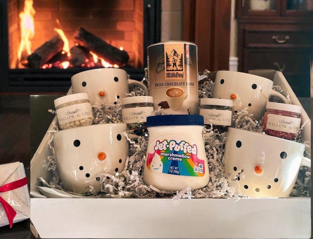 Family Fun Hot Cocoa Kit Gift Box With Gourmet Chocolate Mix ...