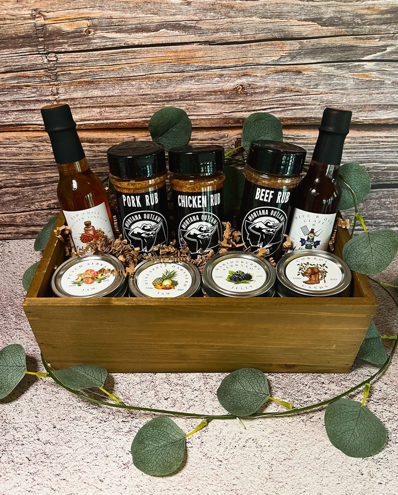 Gift of Flavor || BBQ Rubs & Glaze || Deluxe Housewarming || Outdoor ...