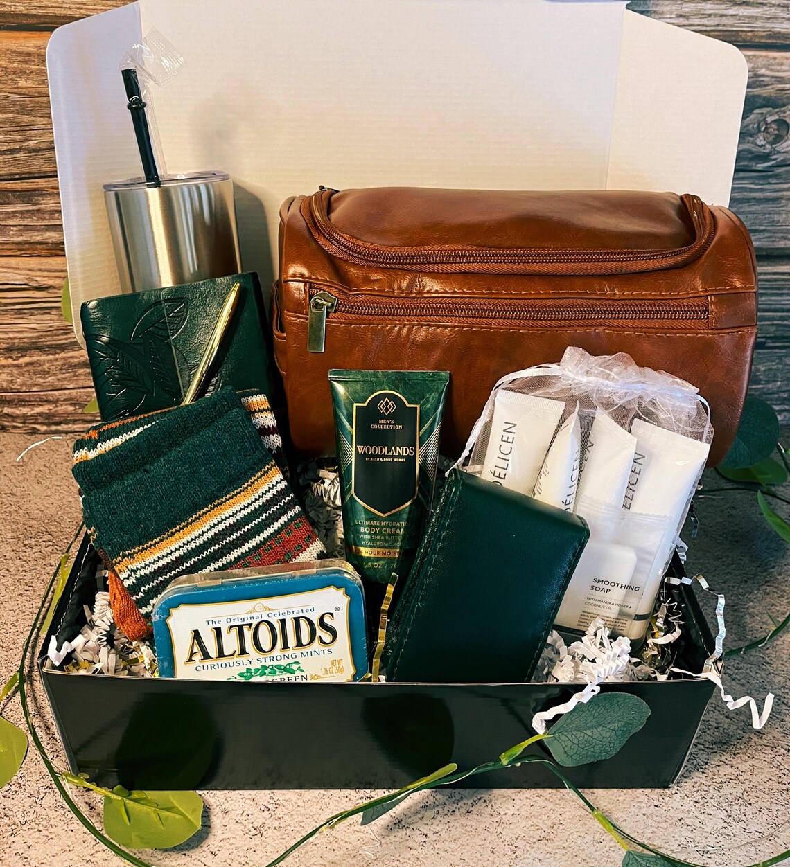 Man on the Go Gift Set || Traveler's Survival Box || Essentials for Him ...