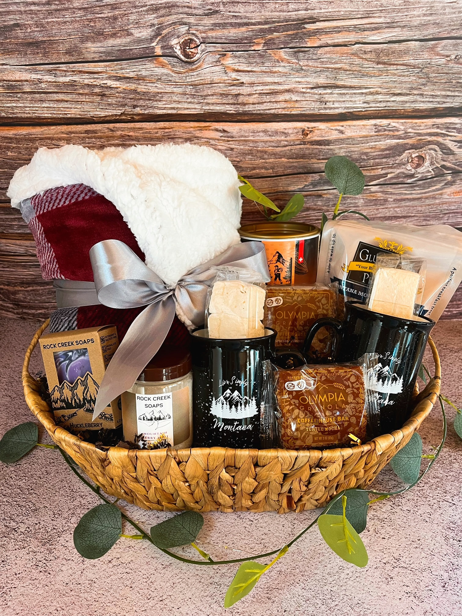 Montana Morning Basket || Luxe Country Basket || Deluxe Housewarming ...