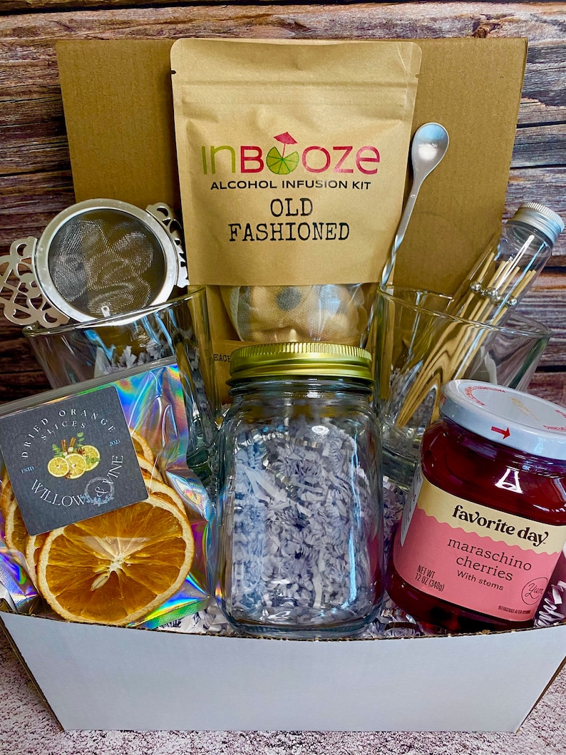 Cocktail Infusion Gift Box Premium Cocktail Fusion Set Stylish Bar Tools for Cocktails Infusion ...
