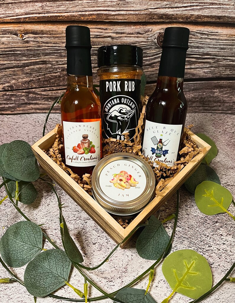 Gift of Flavor || BBQ Rubs & Glaze || Deluxe Housewarming || Outdoor ...