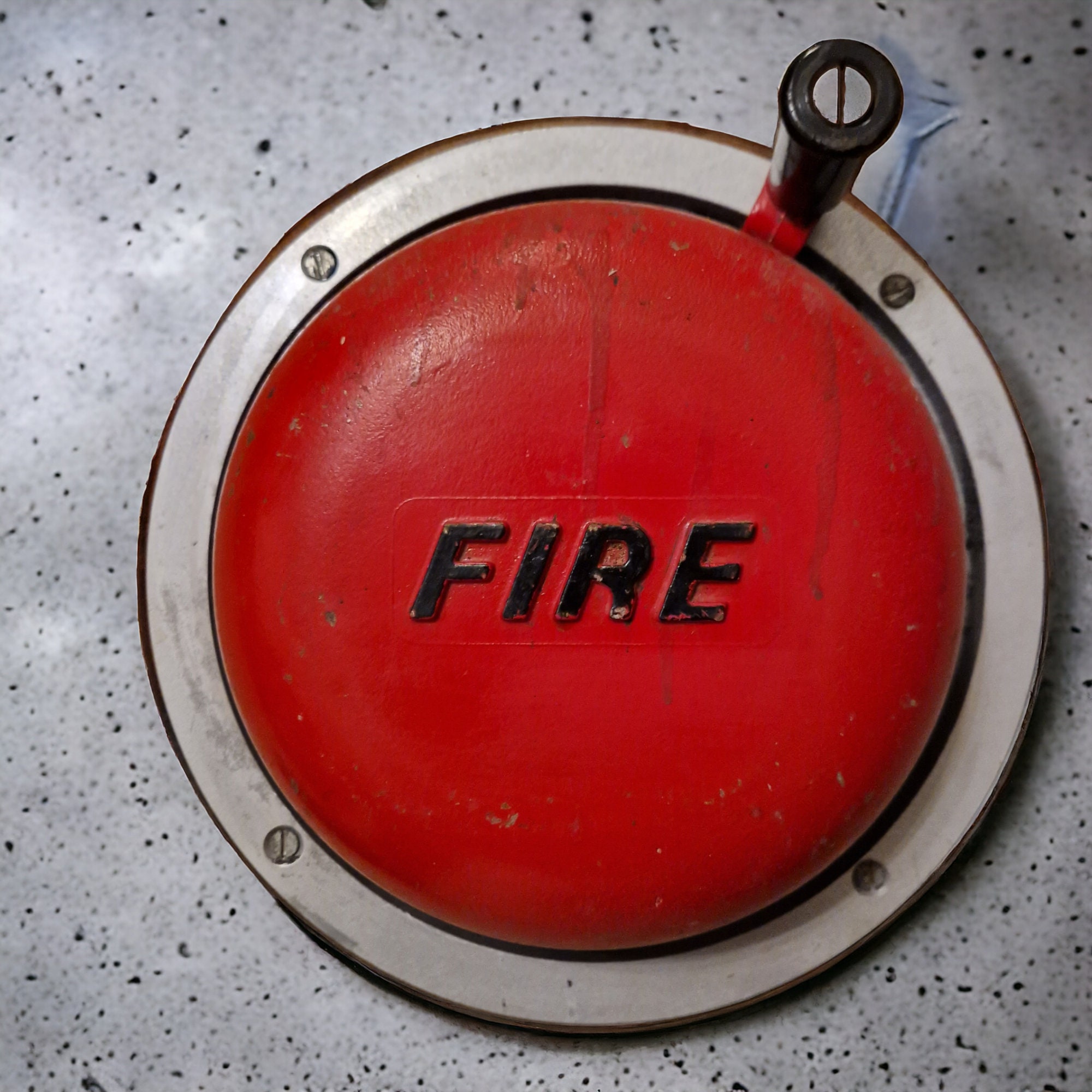 Vintage Manual Rotary Fire Bell / Alarm - Etsy UK
