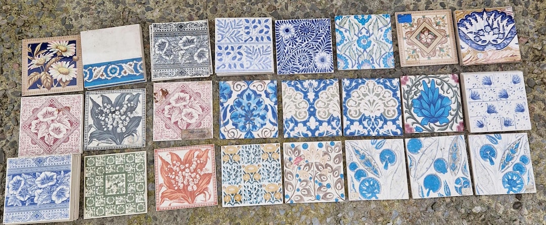 Vintage Tiles - Etsy UK